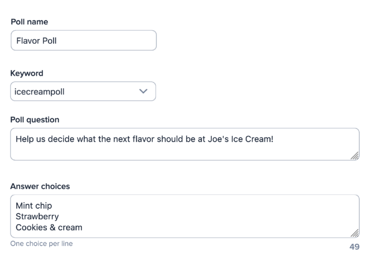 Text to Vote: Create SMS Polls | Simple Texting