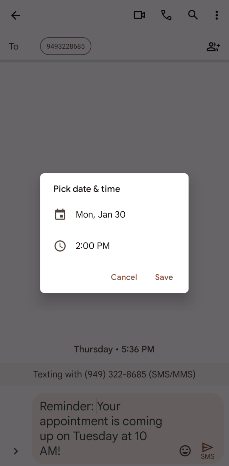 10 ways to schedule a text message - SimpleTexting