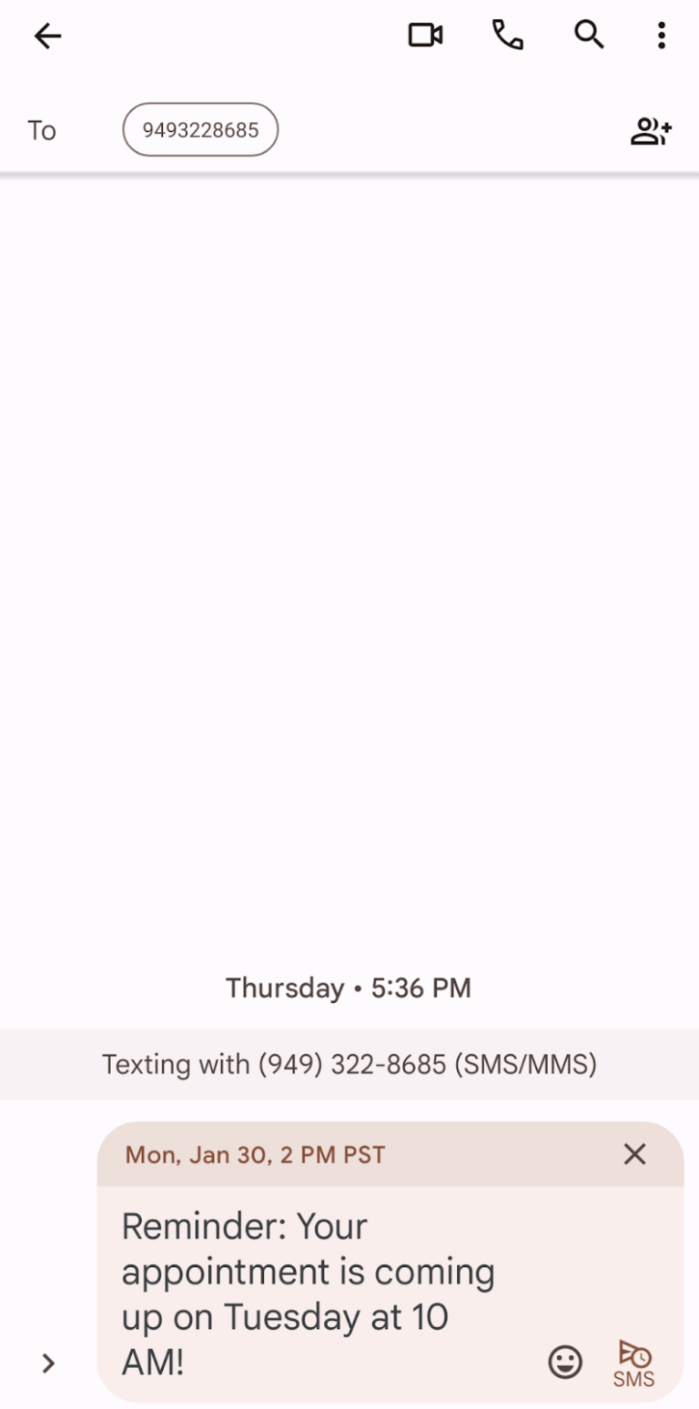 10 ways to schedule a text message - SimpleTexting