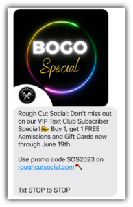 Real-life discount offer text message examples you can use today