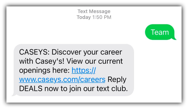 Text to apply: How text-to-apply software works for recruiting