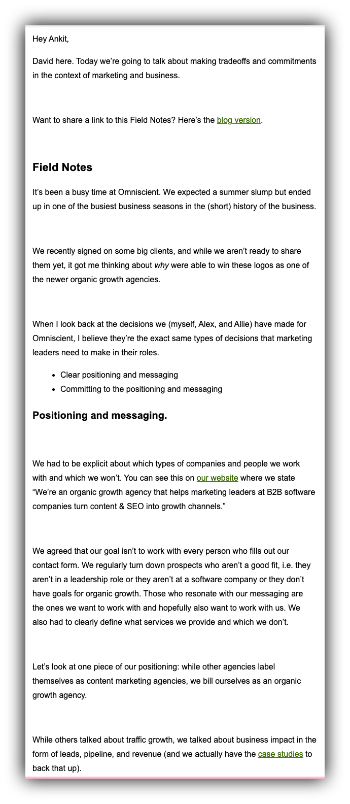 10 can’t-miss small business email newsletter examples - SimpleTexting