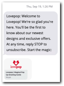 Welcome text messages: 10 examples from real brands