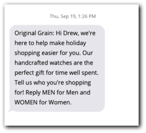Welcome text messages: 10 examples from real brands
