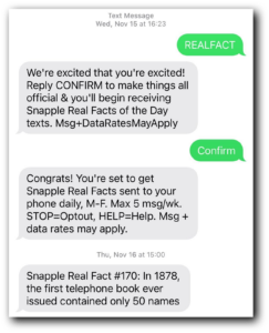 Welcome text messages: 10 examples from real brands