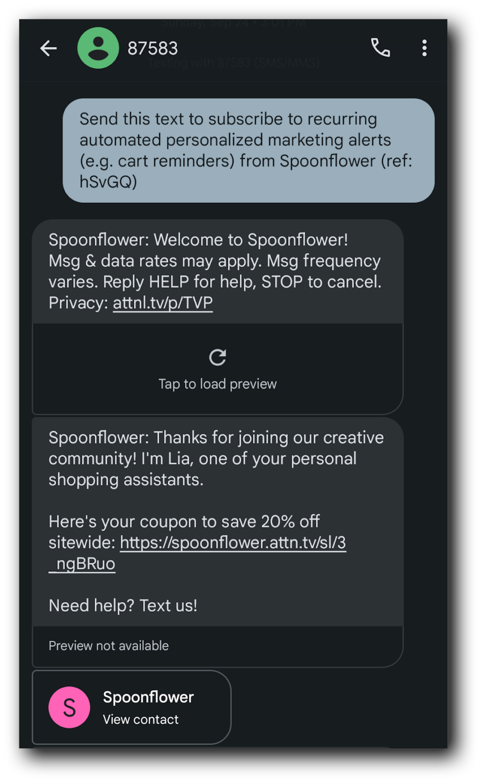 Welcome text messages: 10 examples from real brands