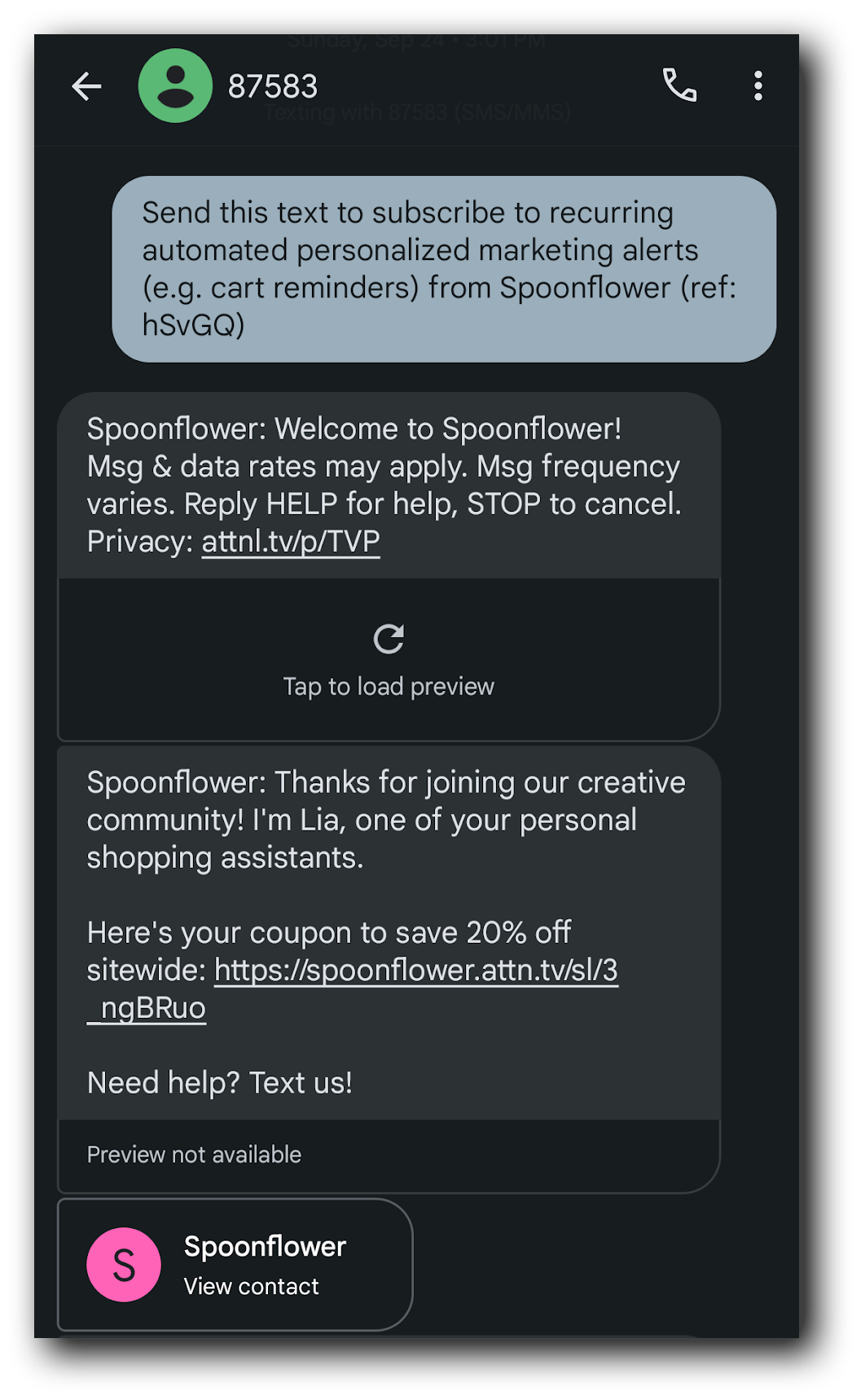 Welcome text messages: 10 examples from real brands