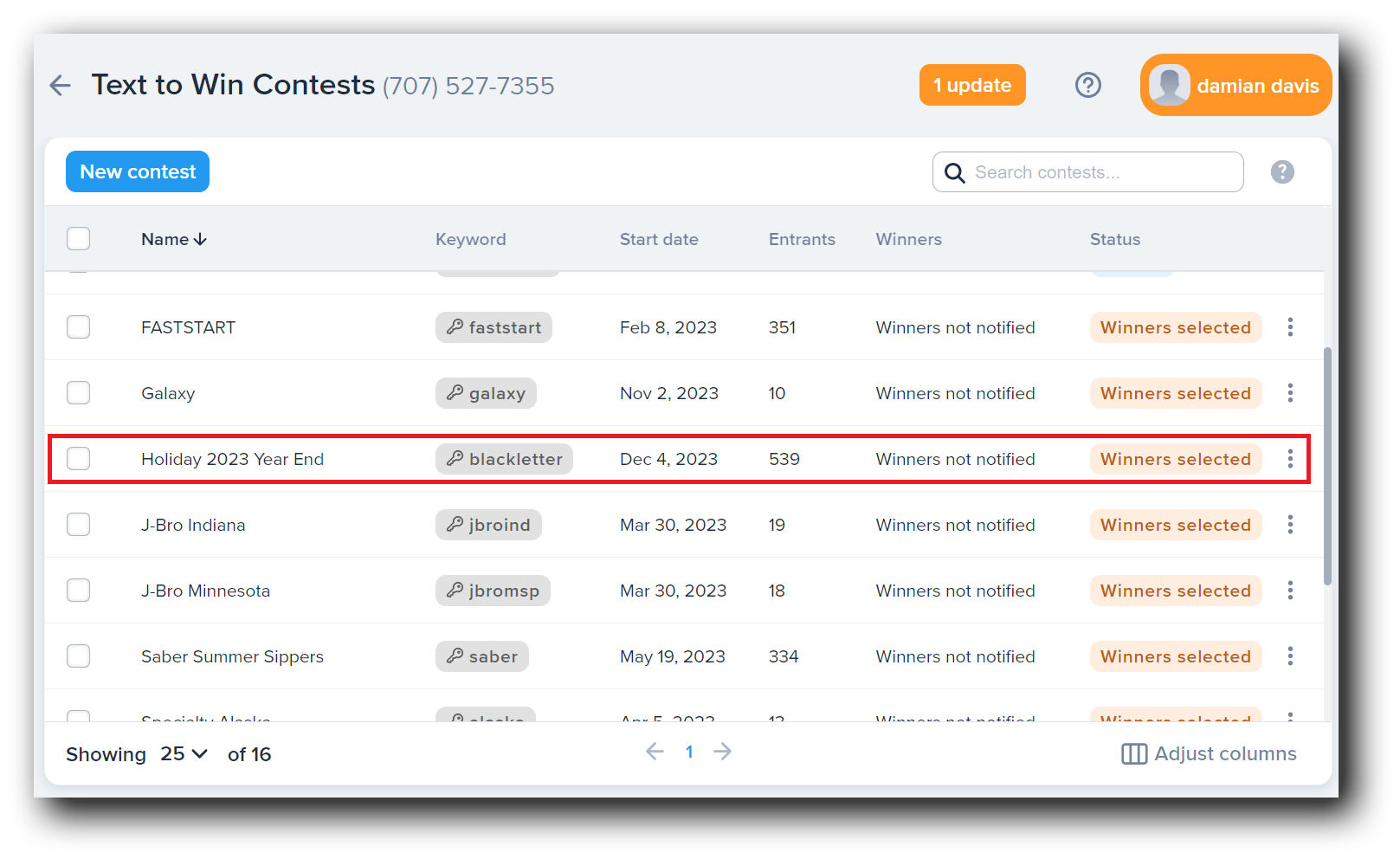 Text to Win sweepstakes | Text sweepstakes | SimpleTexting