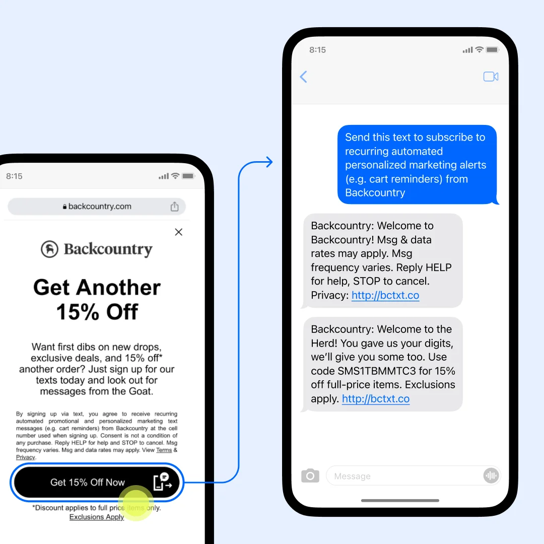 SMS links: How to set up a link that when clicked sends a text