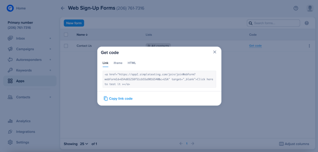 SMS compliance privacy policy templates and examples
