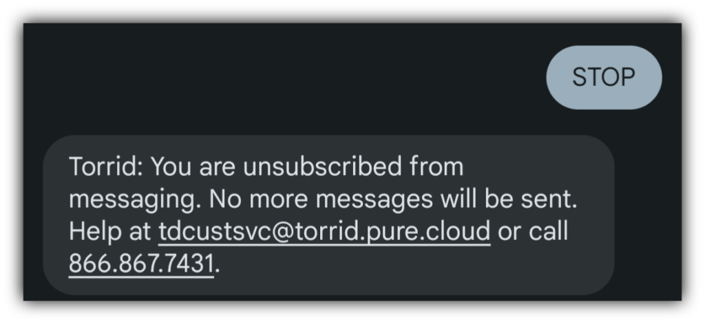 Opt-out compliance: Tips and opt-out text message examples
