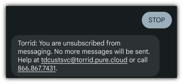 Opt-out compliance: Tips and opt-out text message examples