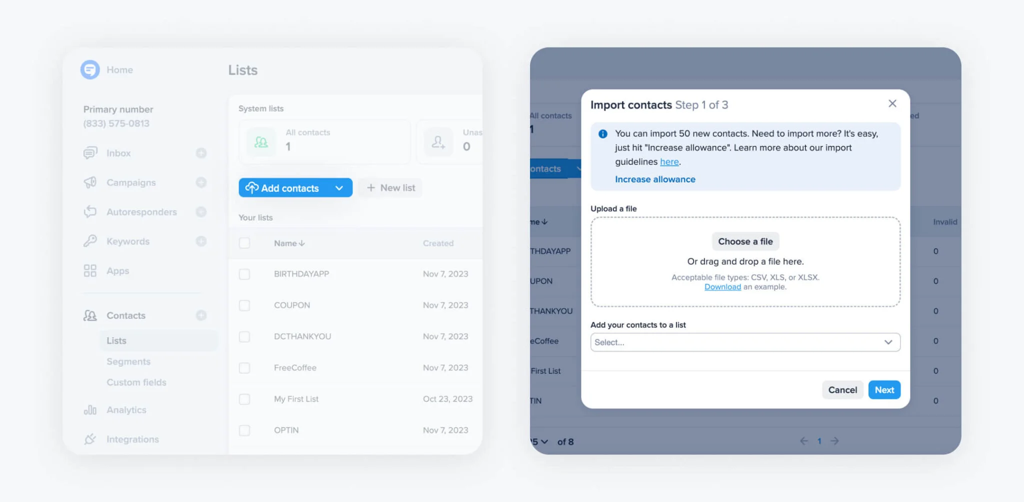 How to Send Text Message Invitations: Step-by-step | SimpleTexting