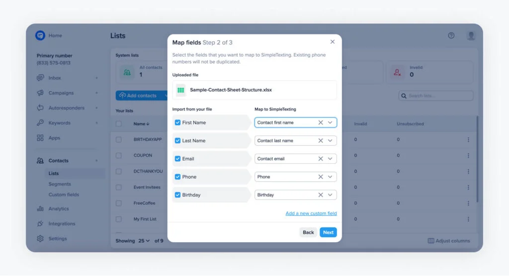 How to Send Text Message Invitations: Step-by-step | SimpleTexting