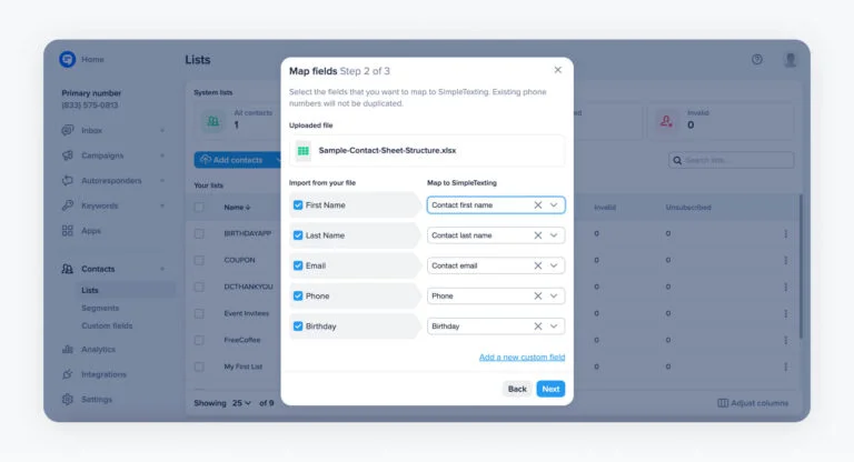 How to Send Text Message Invitations: Step-by-step | SimpleTexting