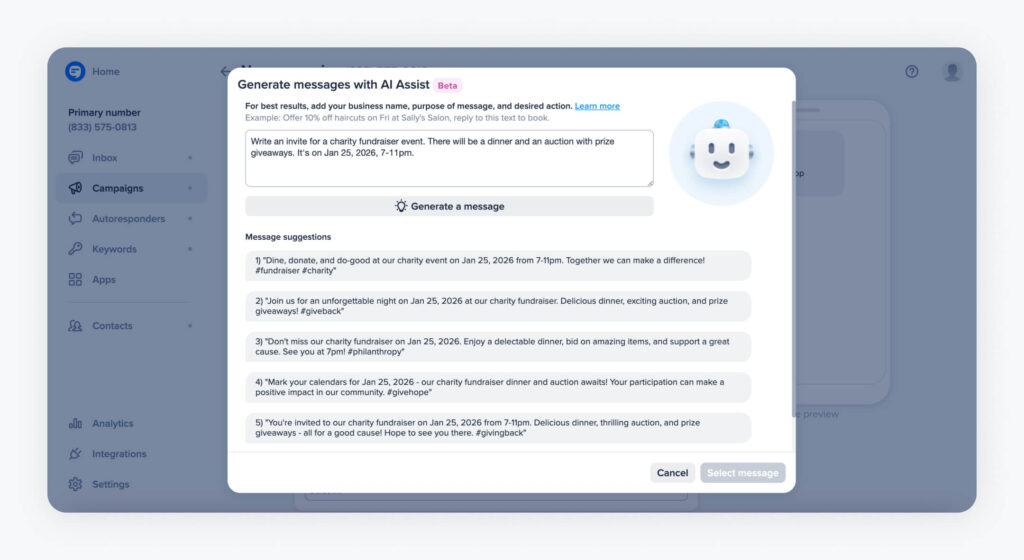 How to Send Text Message Invitations: Step-by-step | SimpleTexting