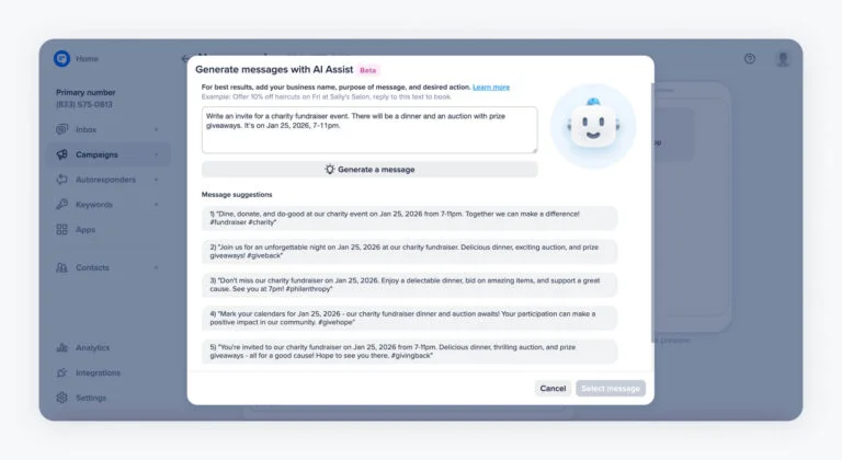 How to Send Text Message Invitations: Step-by-step | SimpleTexting