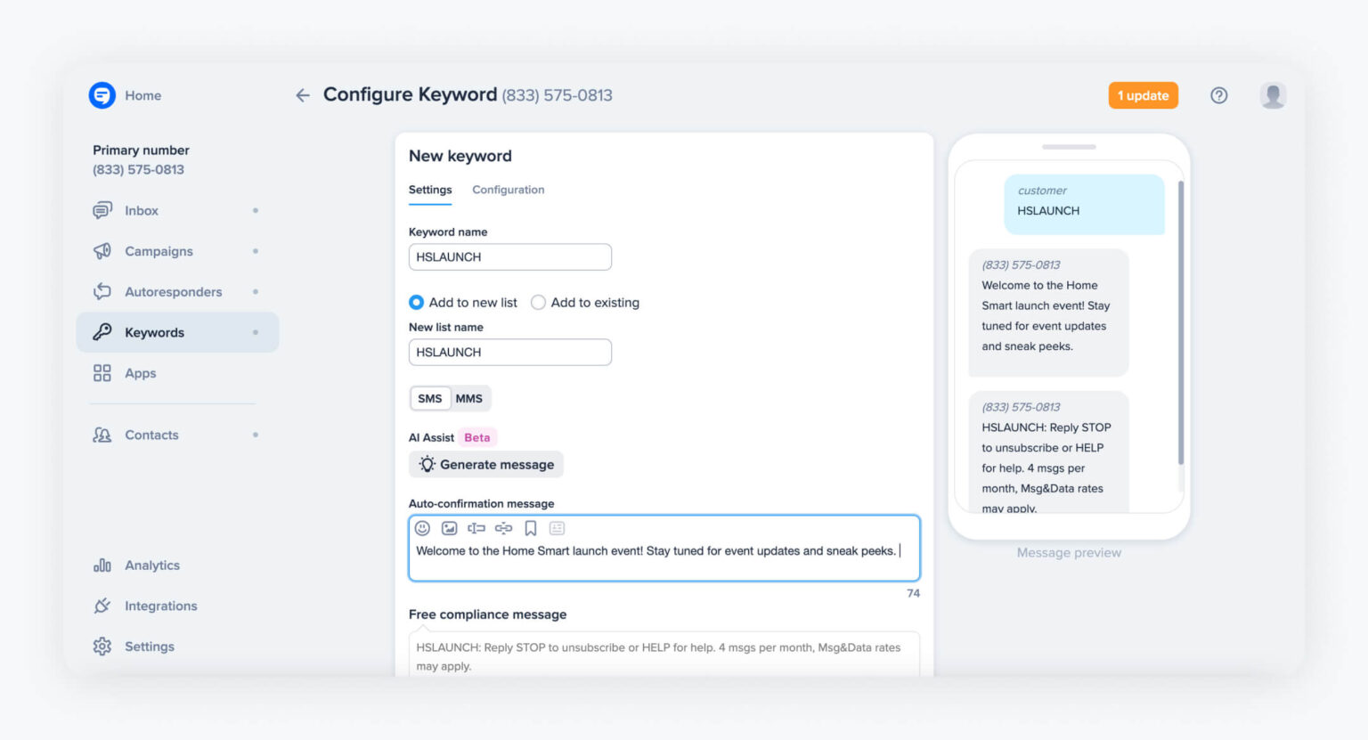 How to Send Text Message Invitations: Step-by-step | SimpleTexting