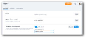 Meet 2FA for SimpleTexting users - SimpleTexting
