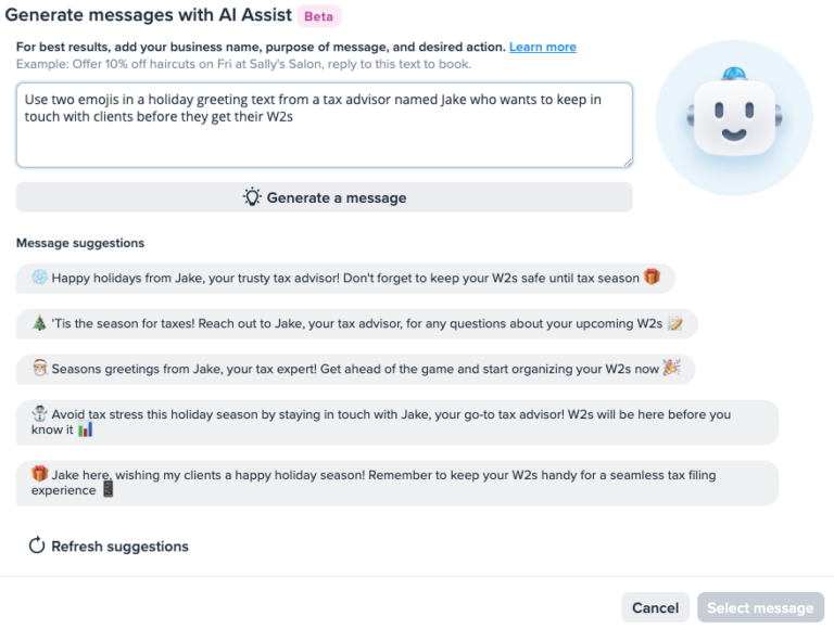 How to use an AI text message generator for SMS marketing
